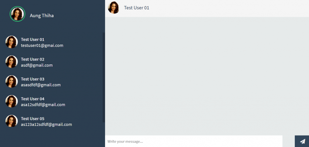 Create Small Chat Application Using Firebase Realtime Database
