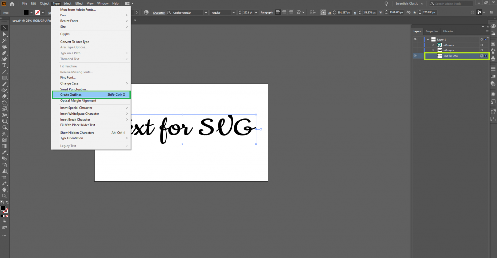 How to Export and Modified SVG in AI and PSD - Web Development & Tech ...
