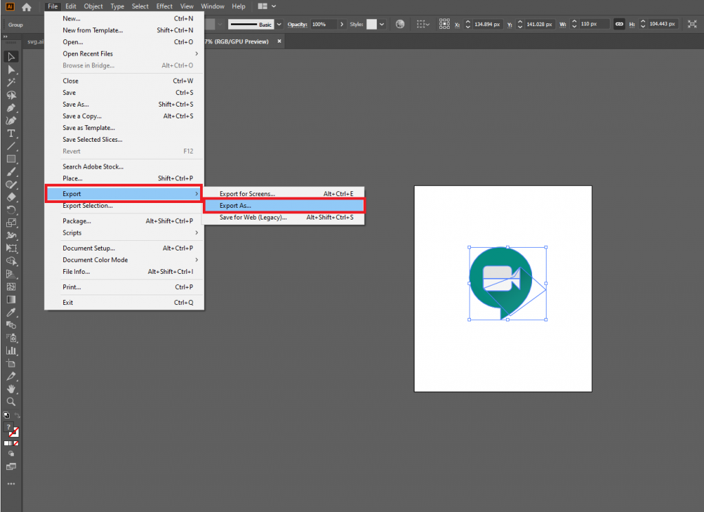 How to Export and Modified SVG in AI and PSD - Web Development & Tech ...
