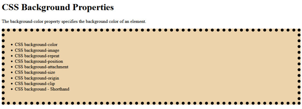 CSS Background Properties - Web Development & Tech Blog | Spiceworks Myanmar