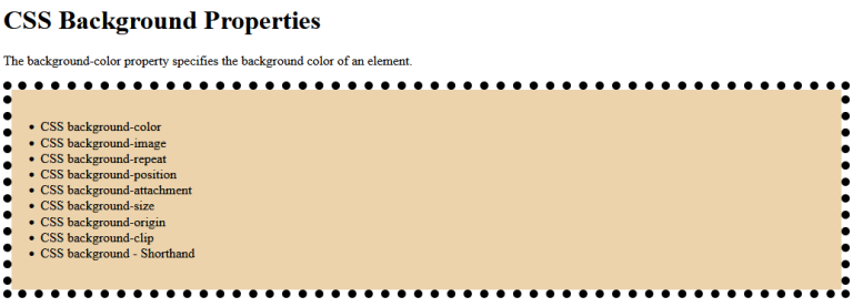 CSS Background Properties - Web Development & Tech Blog | Spiceworks Myanmar