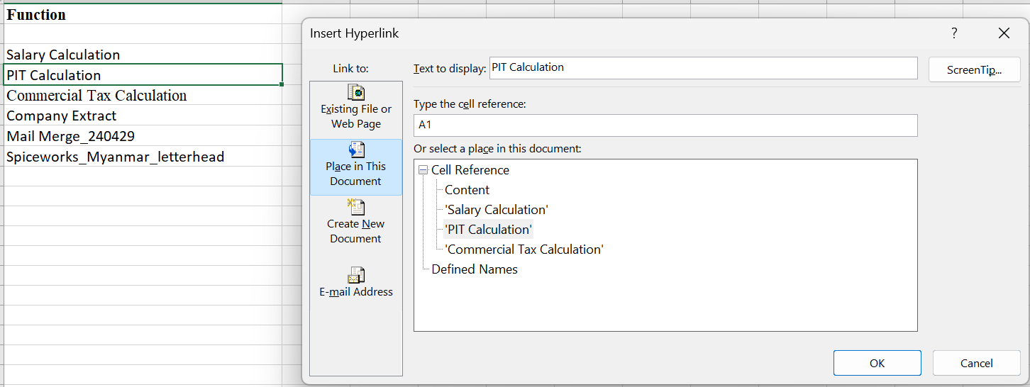 Using Hyperlink - Web Development & Tech Blog | Spiceworks Myanmar