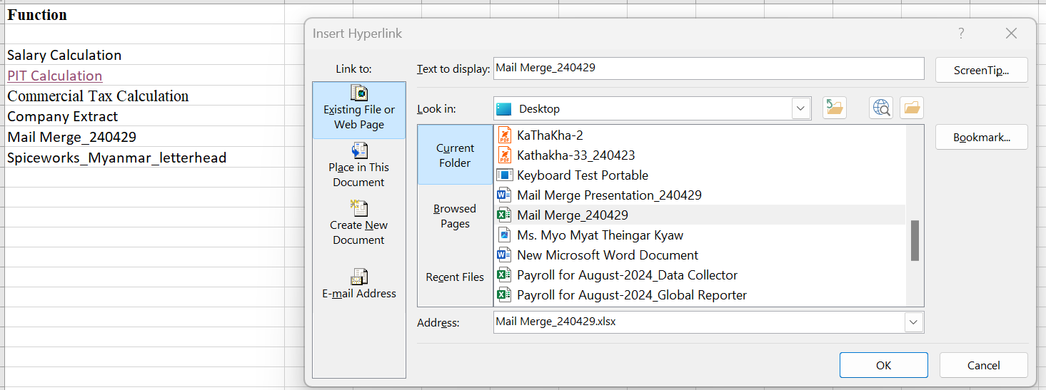 Using Hyperlink - Web Development & Tech Blog | Spiceworks Myanmar